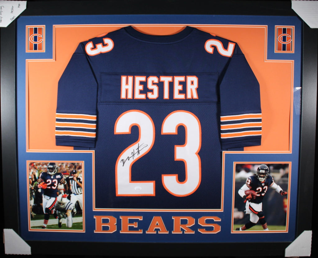 devin-hester-framed-autographed-blue-jersey-1 – Midwest Memorabilia